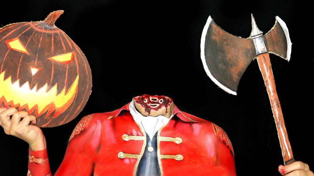 The Headless Horseman Makeup - Sarah Magic Makeup