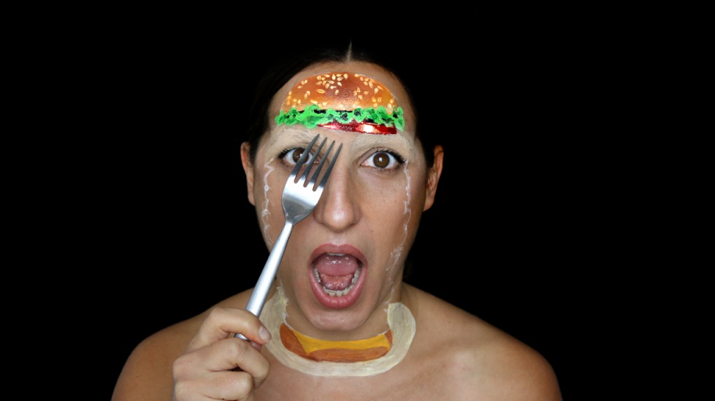 Burger Face - Sarah Magic Makeup