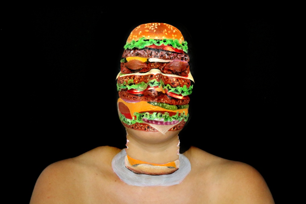 Burger Face - Sarah Magic Makeup
