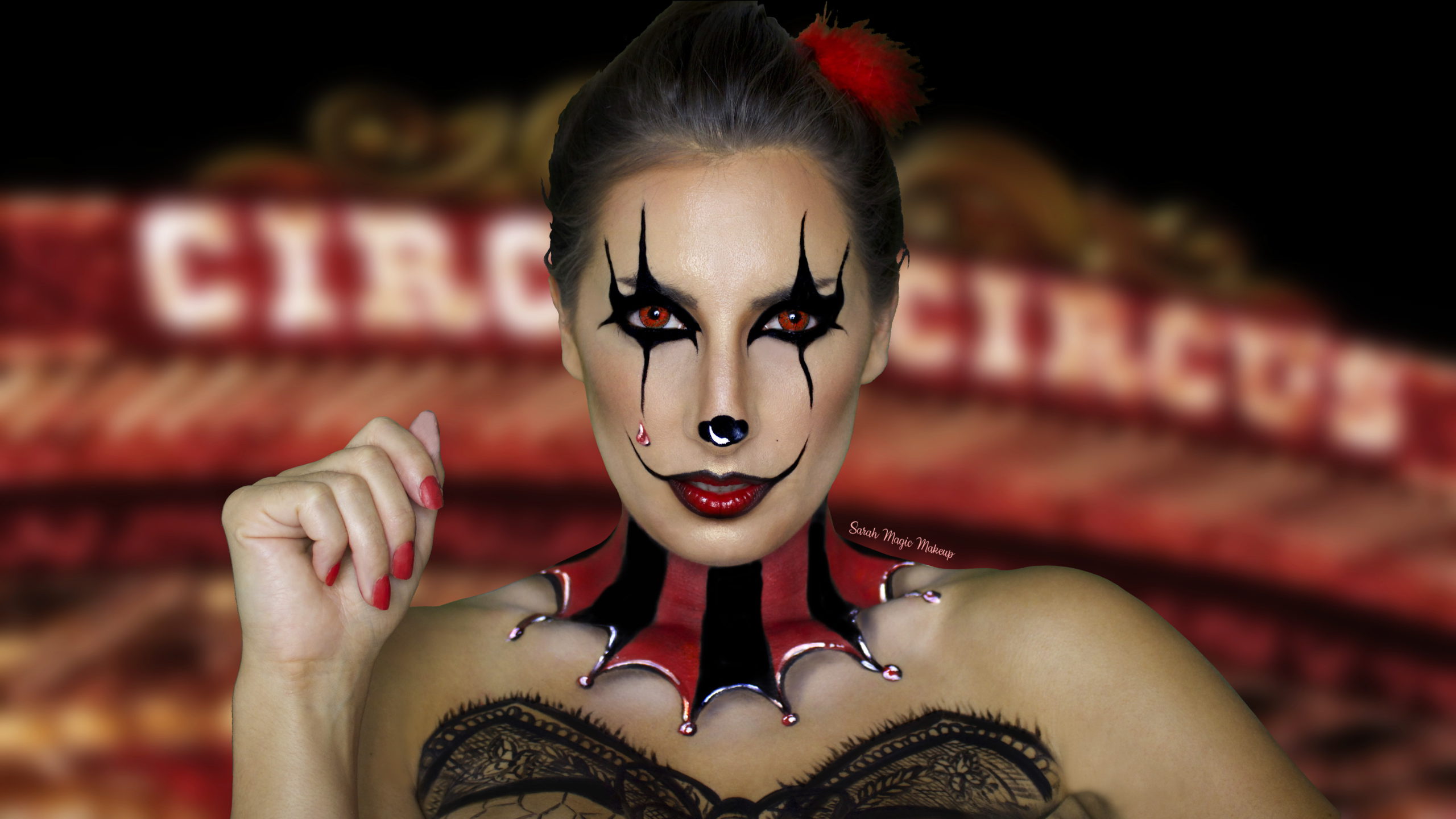 Clown Makeup Ideas - Sarah Magic Makeup