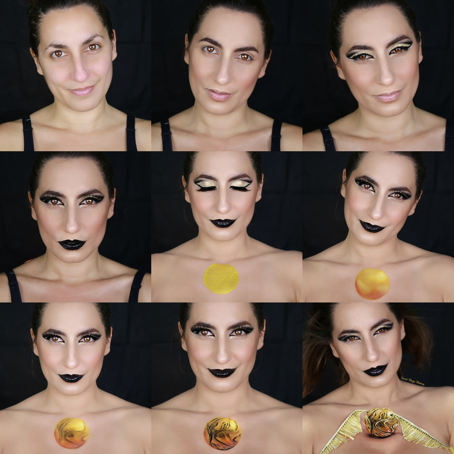 Golden Snitch – Harry Potter - Sarah Magic Makeup
